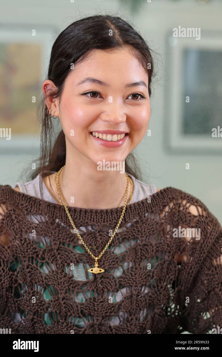 Mika Schneider, known as Mika, poses for a photograph in Minato Ward ...