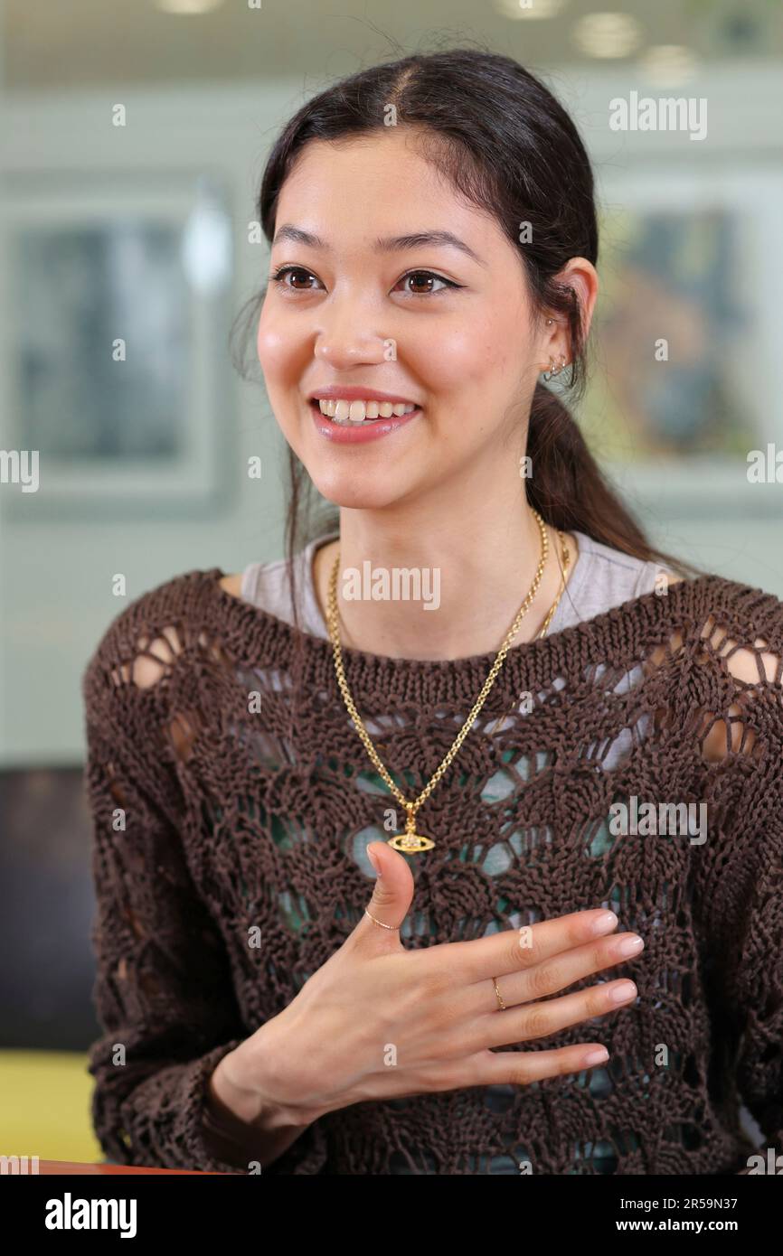 Mika Schneider, known as Mika, poses for a photograph in Minato Ward ...