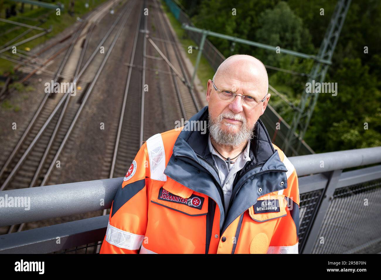 Eschede, Deutschland. 02. Juni 2023. Gerhard Latt, Freiwilliger bei ...