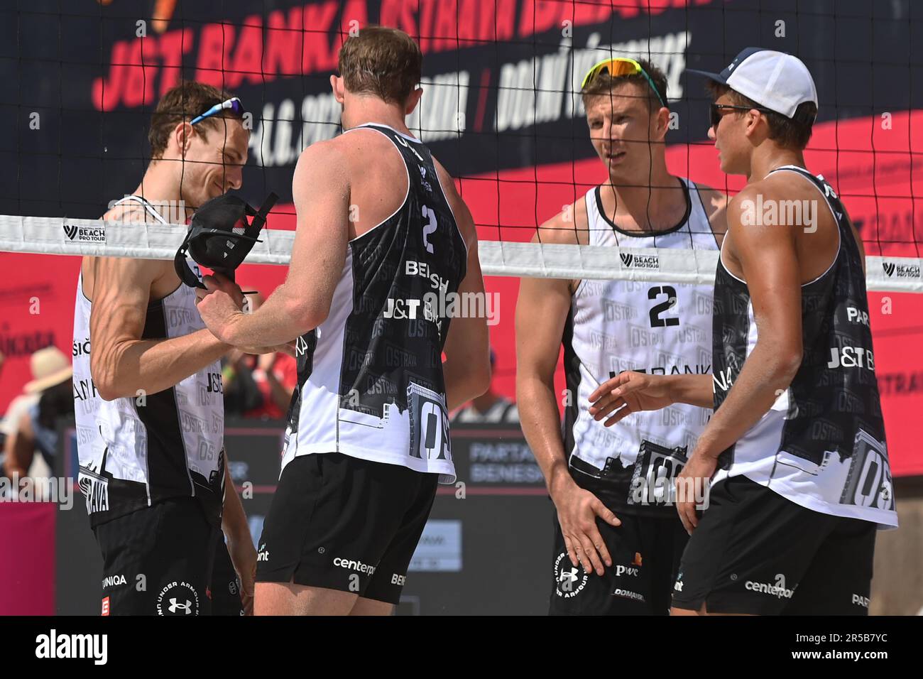 Ostrava, Tschechische Republik. 02. Juni 2023. L-R Ondrej Perusic ...