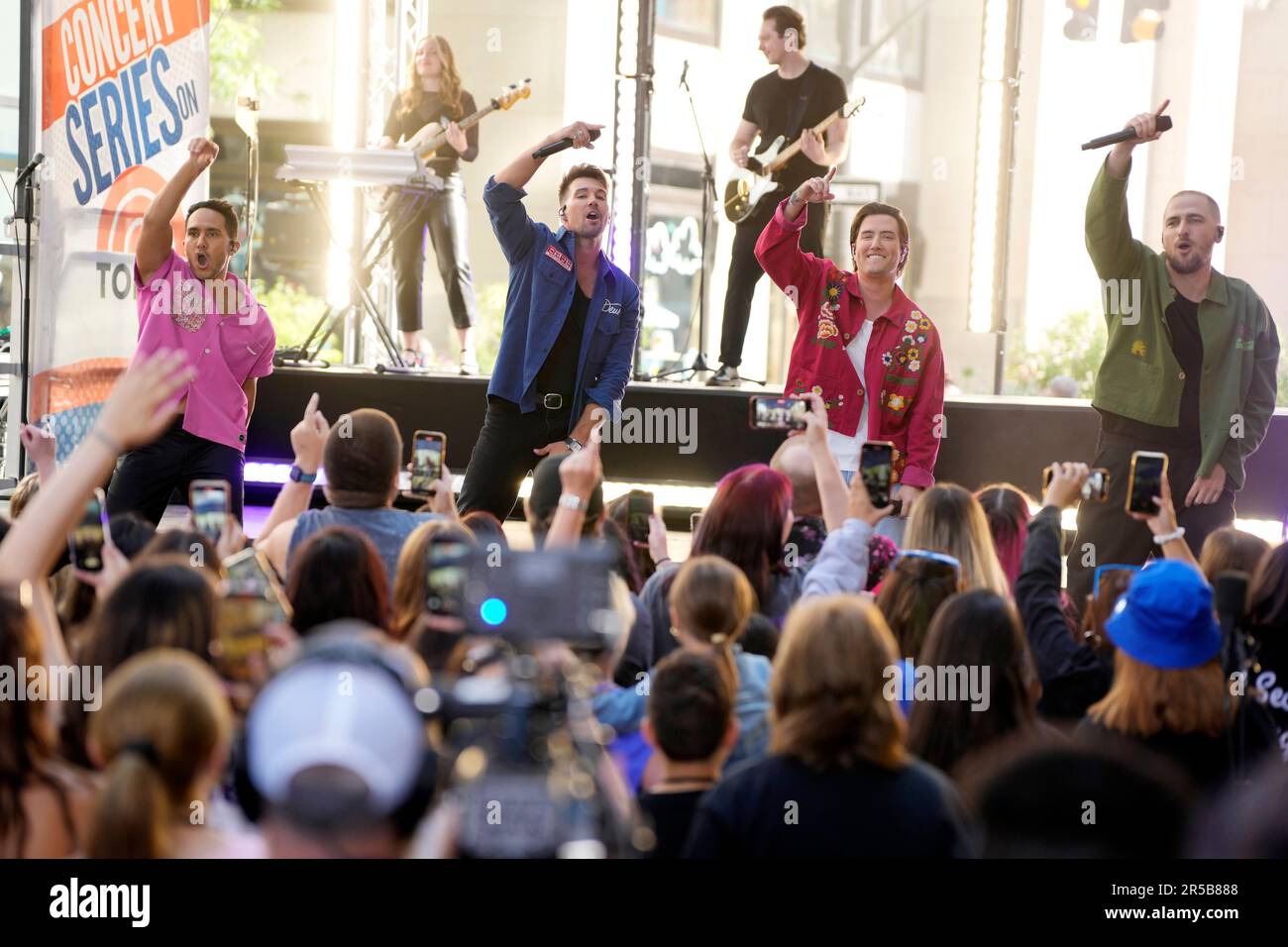 Big Time Rush members, from left, Carlos PenaVega, James Maslow, Logan ...