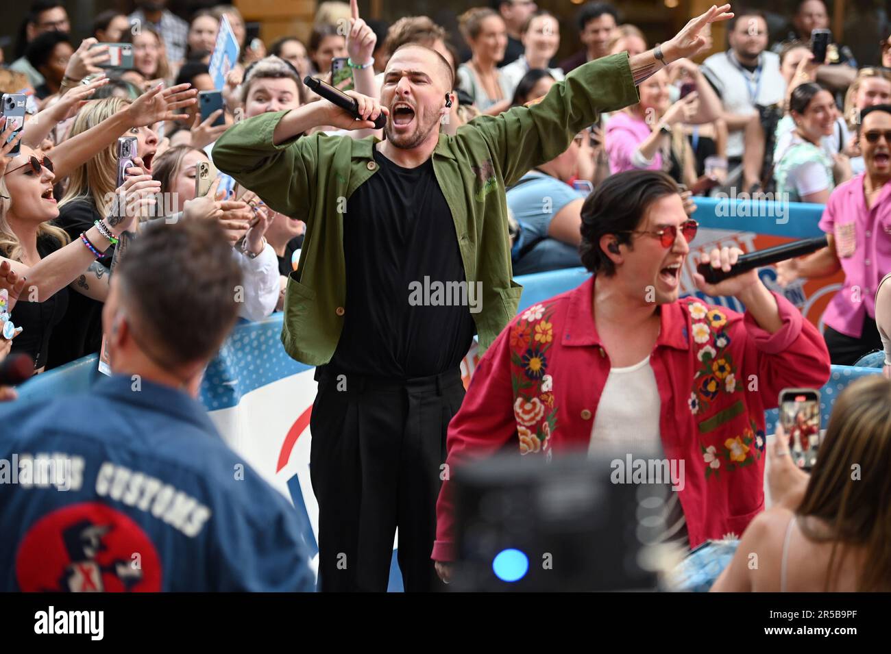 (L-R) Logan Henderson, Carlos PenaVega, James Maslow und Kendall ...