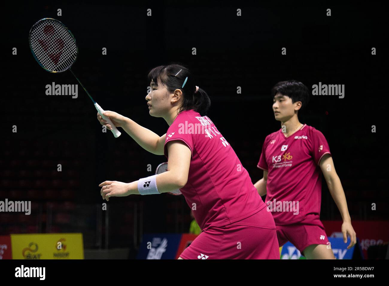 Bangkok, Thailand. 02. Juni 2023. Kim Won Ho (R) und Jeong Na Eun (L ...