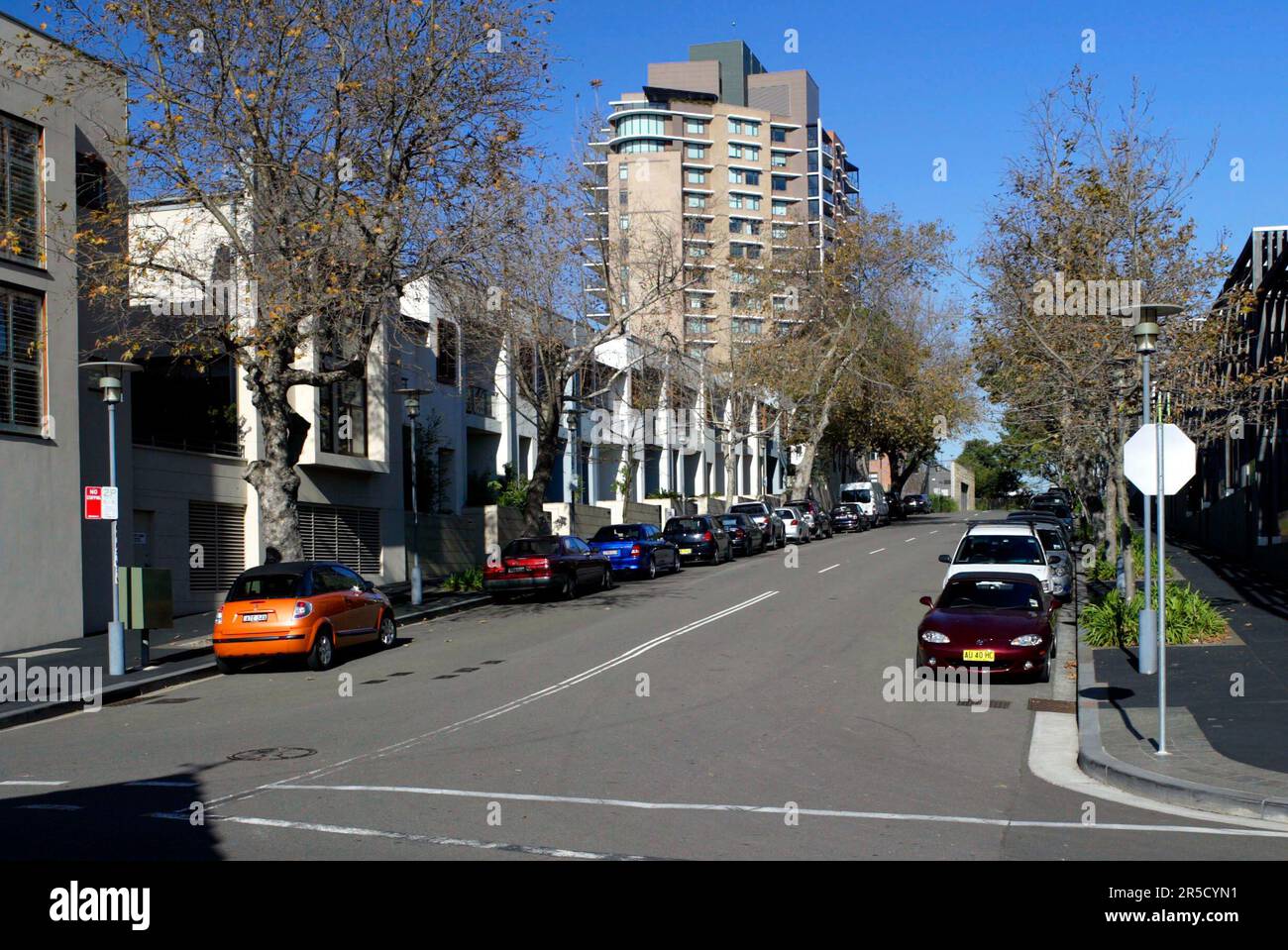 Der neue Vorort Jackson's Landing in Pyrmont, Sydney, NSW, Australien ...