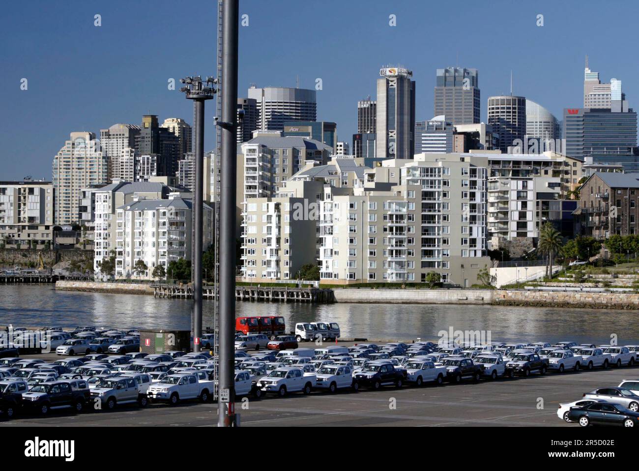 Der neue Vorort Jackson's Landing in Pyrmont, Sydney, NSW, Australien ...