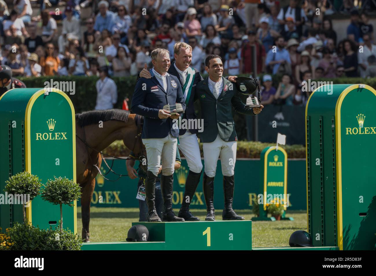 Rom, Italien - 28. Mai 2023: ROM ROLEX GRAND PRIX 2023 INTERNATIONAL, Gewinner des CSIO5* Grand ...