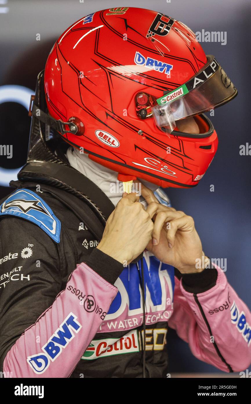 OCON Esteban (Fra), Alpine F1 Team A523, Portrait während der Formel 1 AWS Gran Premio de Espana ...