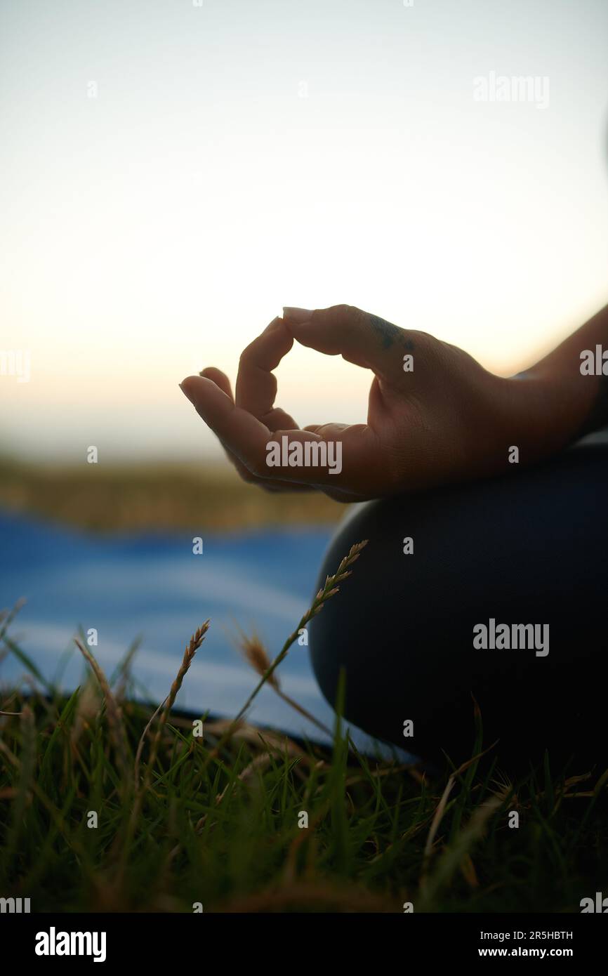 Es gibt Frieden in meiner Seele. Eine nicht wiedererkennbare Frau, die ...