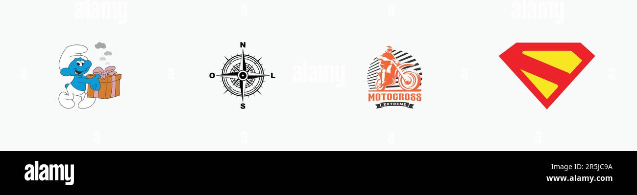Superman Kingdom Come Logo, Schlumpf Logo, Motocross Logo, ROSA DOS ...