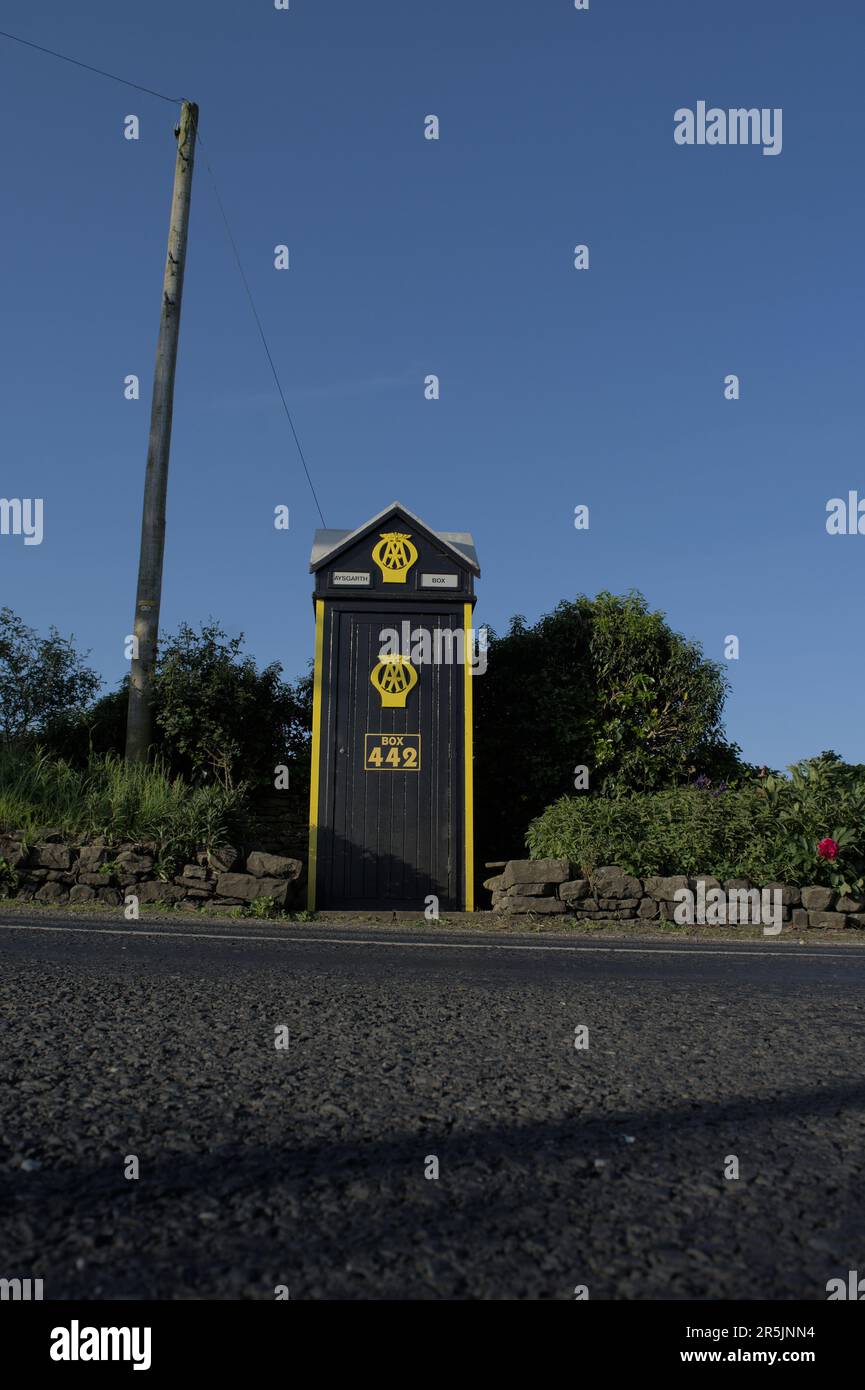 AA-Box Nr. 442 ein Überlebender vergangener Zeiten Stockfotografie - Alamy