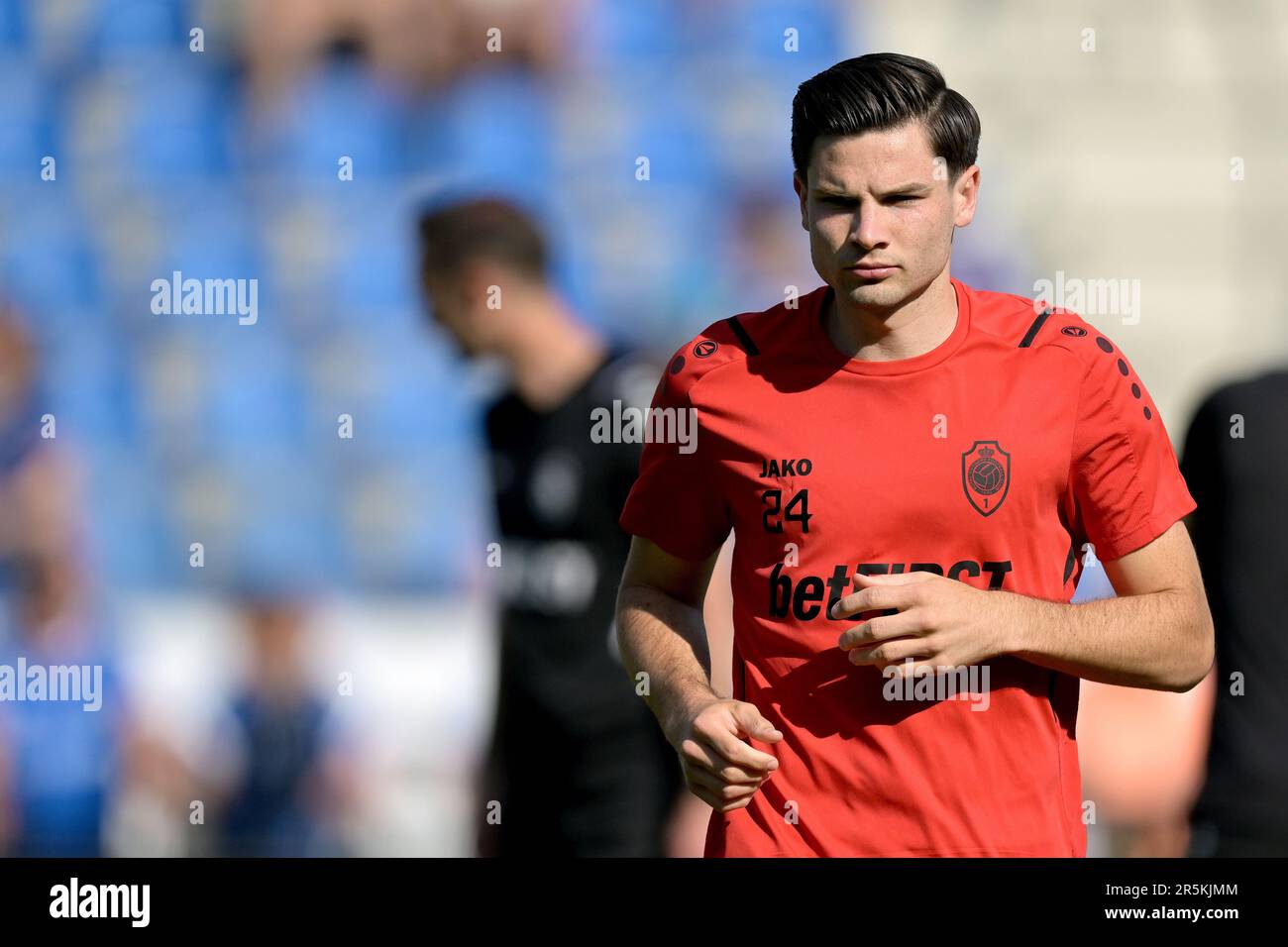 GENK – Jurgen Ekkelenkamp vom Royal Antwerpen FC vor den Spielen der ...