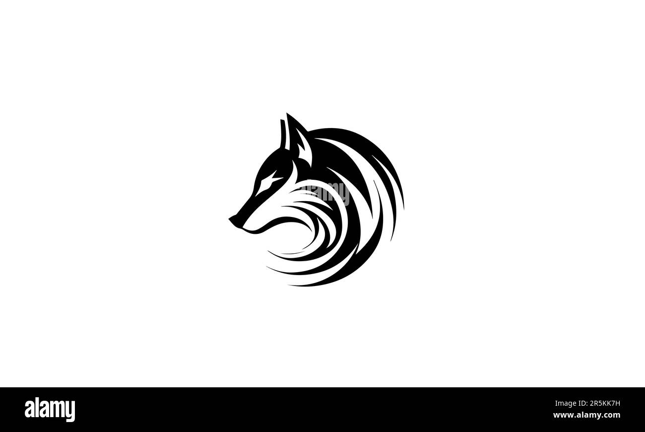 Angry wolf logo Stock-Vektorgrafiken kaufen - Alamy