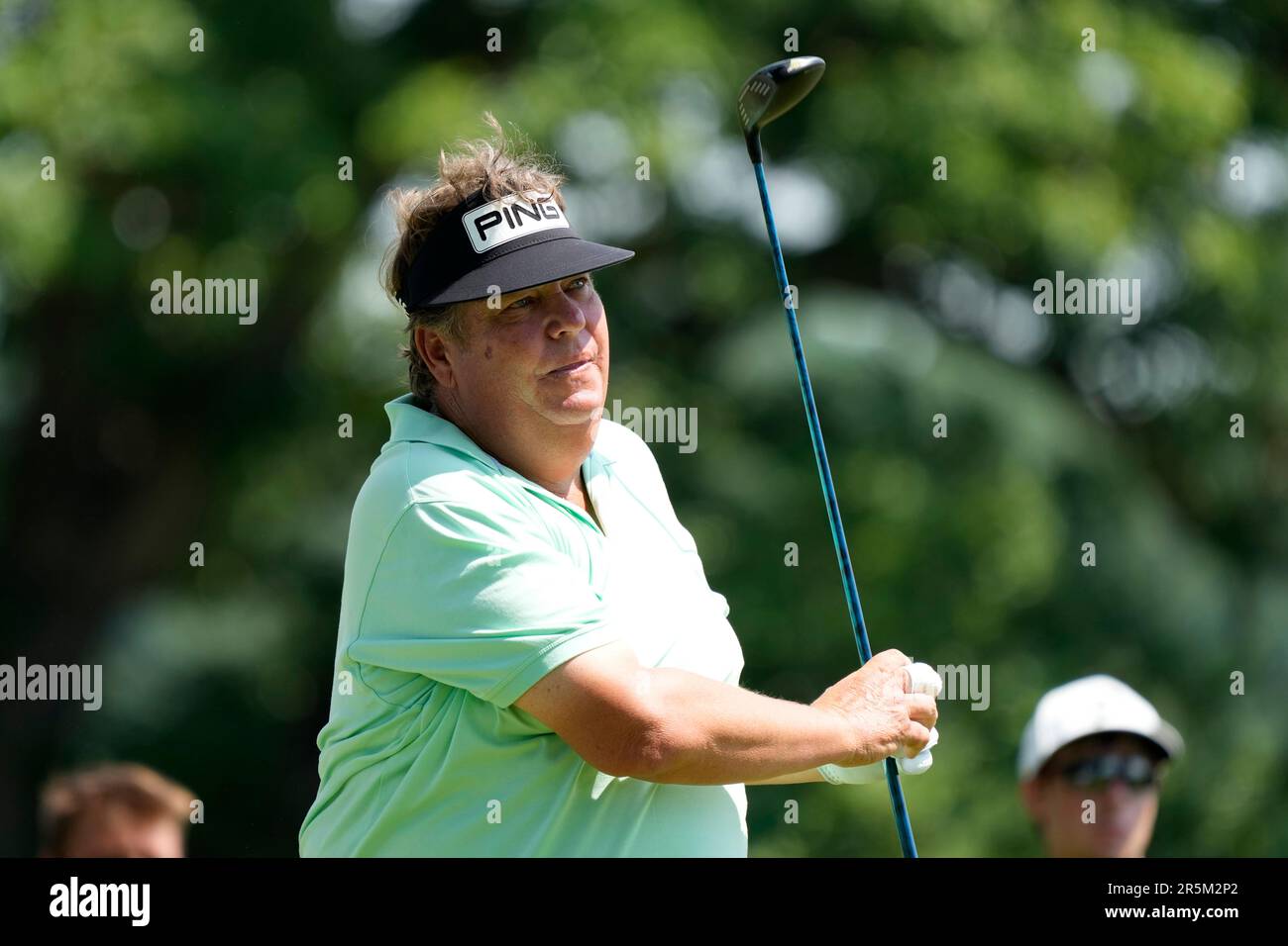 Tim Herron hits off the third tee during the final round of the ...