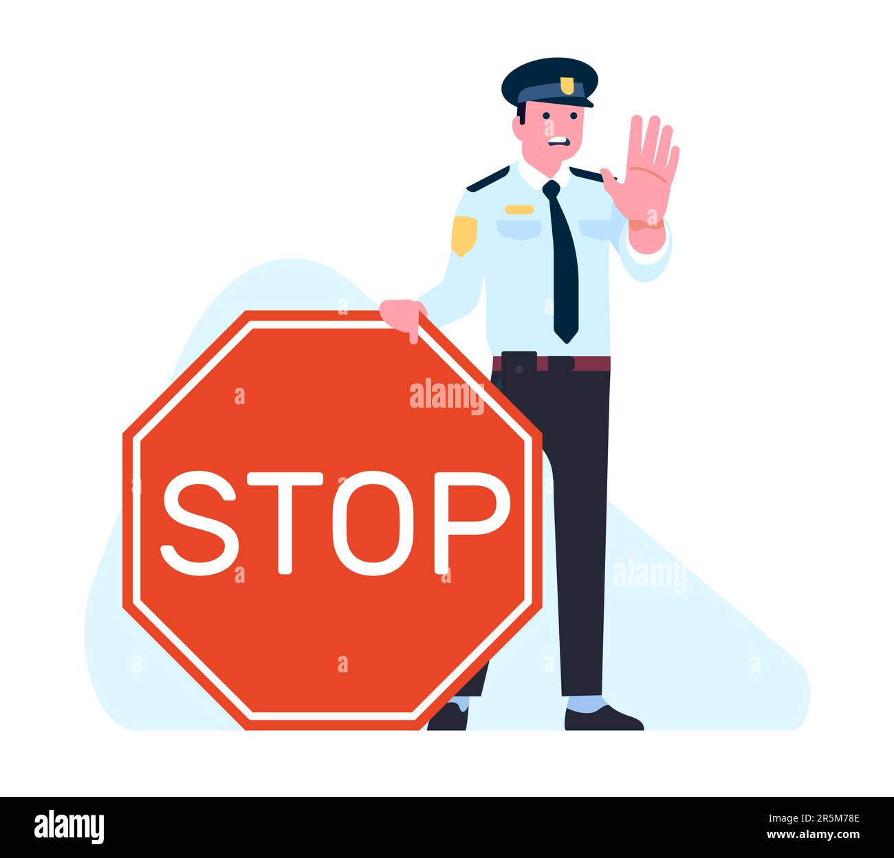 Police officer policeman stop hand -Fotos und -Bildmaterial in hoher ...