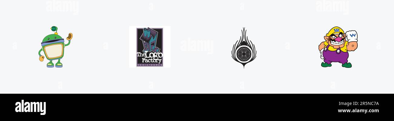 Peacock Room Logo, Logo Factory Logo, Wario Logo, Umizoomi bot Logo ...