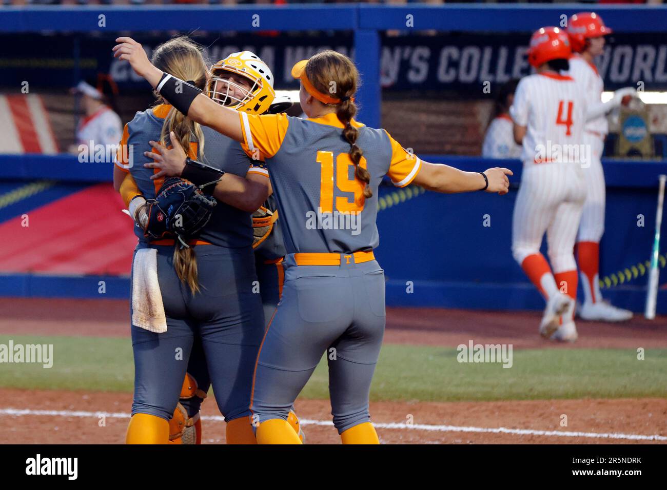 From left, Tennessee's Ashley Rogers, Giulia Koutsoyanopulos, and ...