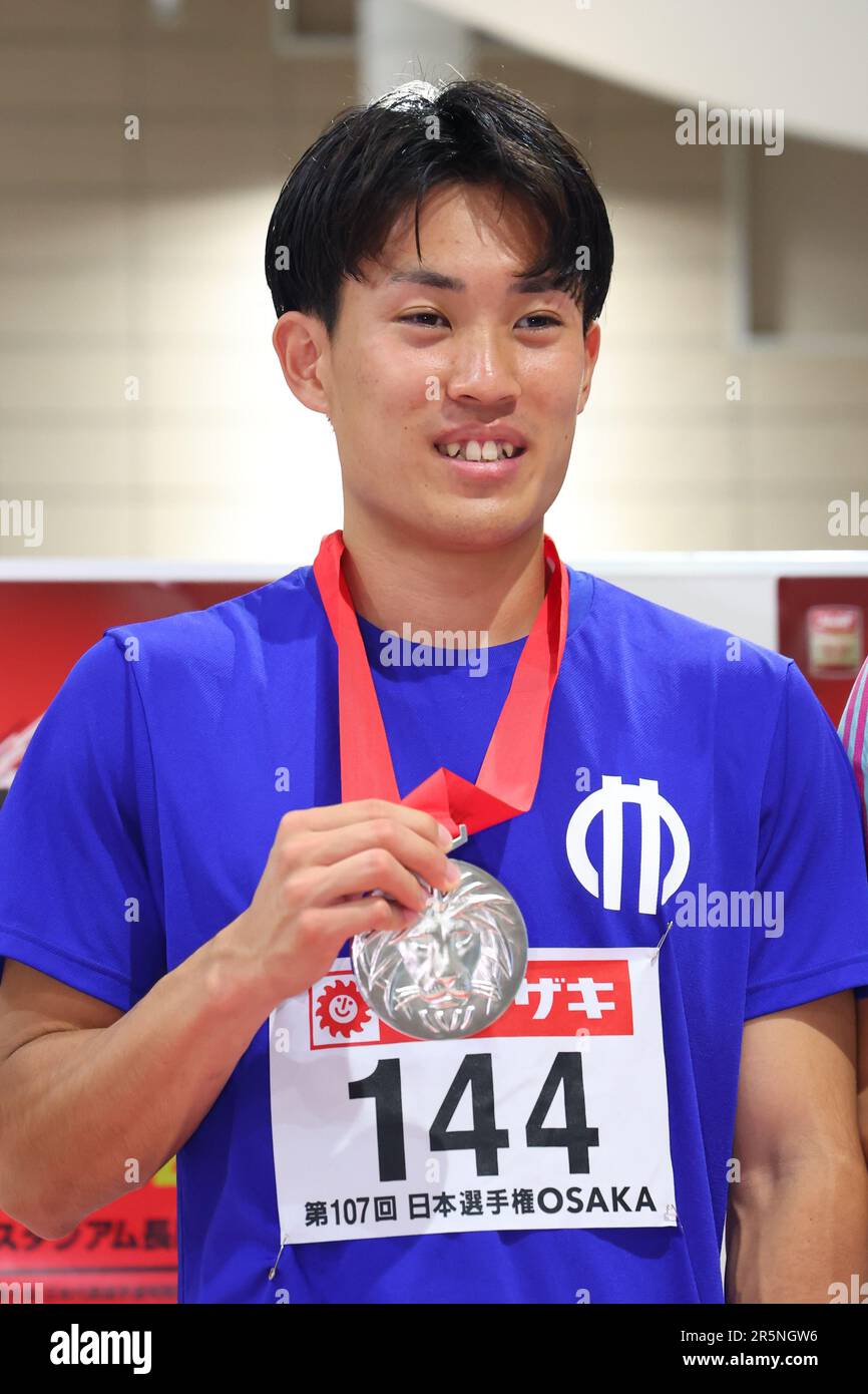 Osaka, Japan. 2. Juni 2023. Shoto Uno Athletics : das Japan Track ...