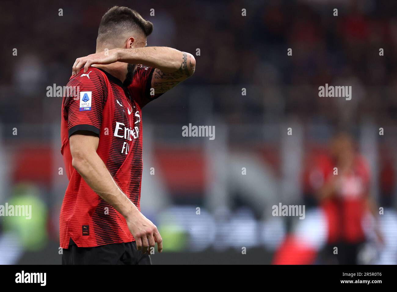 Mailand, Italien. 04. Juni 2023. Olivier Giroud vom AC Milan schaut ...