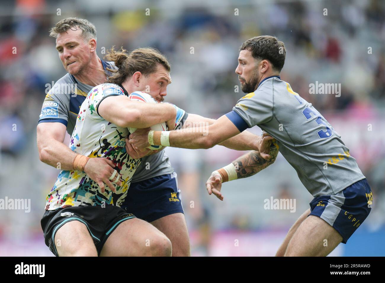 Newcastle, England - 4. Juni 2023 - Wakefield Trinity's Matty Ashurst ...