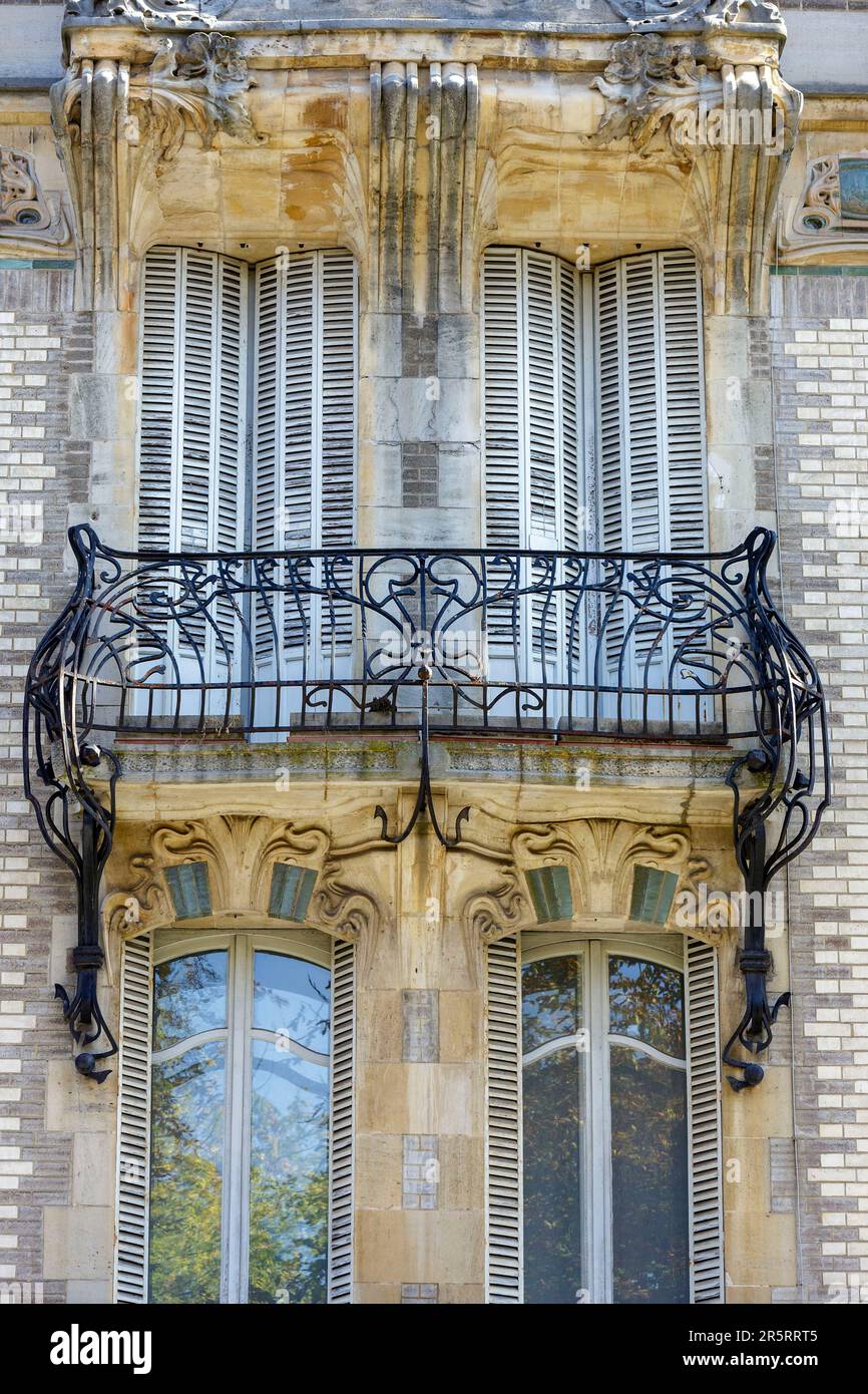 Frankreich, meurthe et Moselle, Nancy, Detail der Fassade des Kempf ...