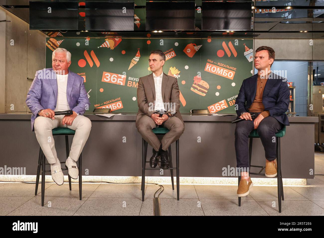 05.06.2023. Russland. Moskau. Der Eigentümer des Unternehmens „Yummy ...