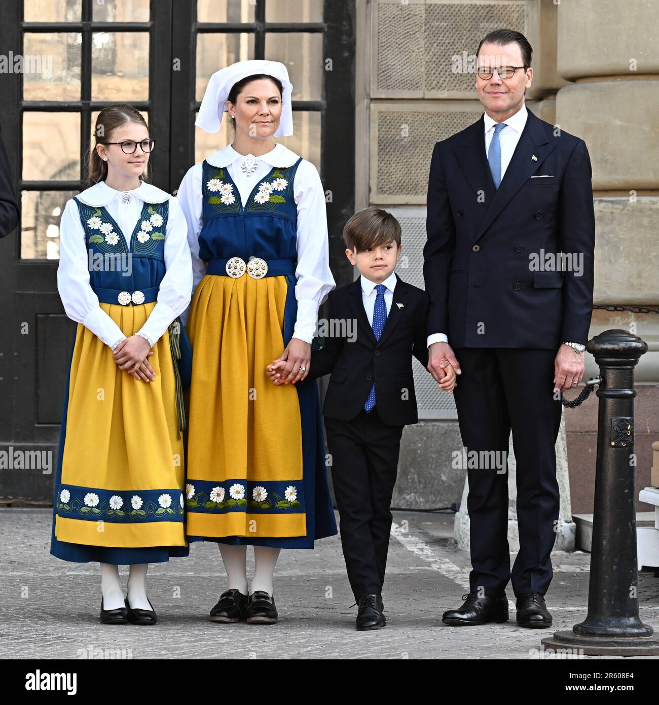 STOCKHOLM 20230606 Kronprinzessin Victoria und Prinz Daniel öffnen den Stockholm-Palast am ...