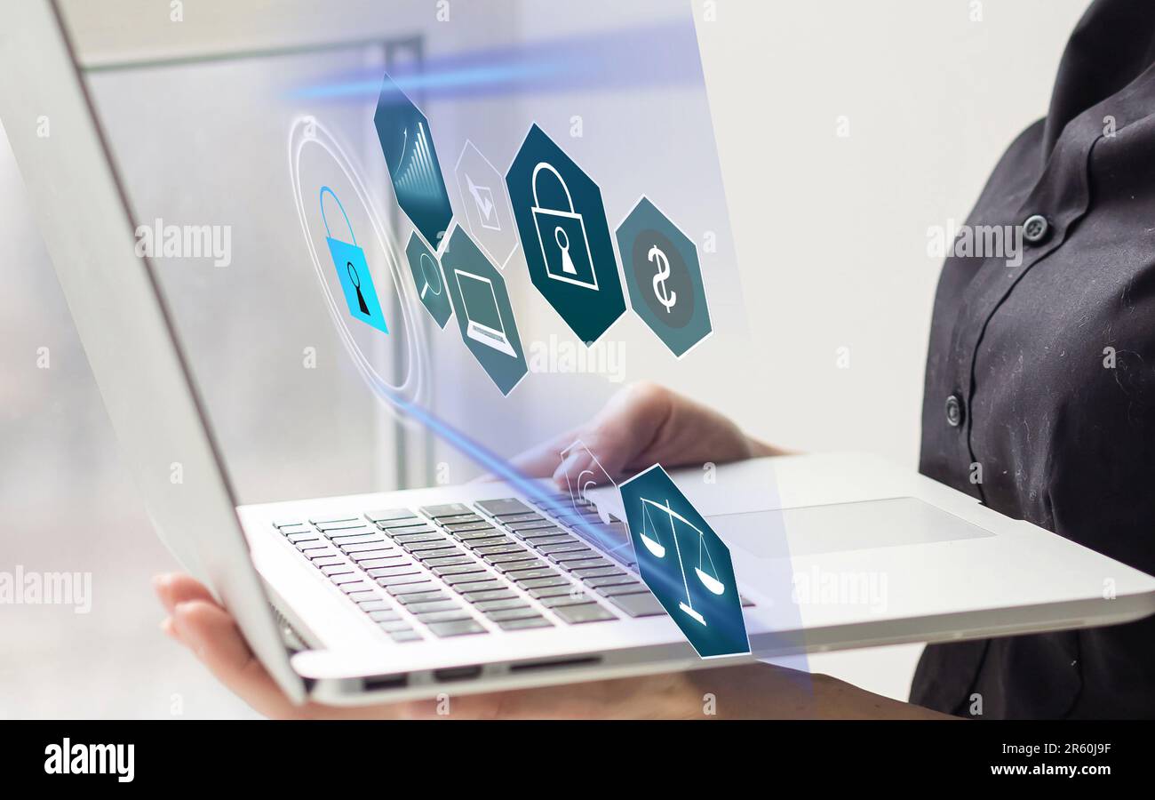 Datensicherheit und -Verschlüsselung, sicherer Zugriff auf persönliche ...