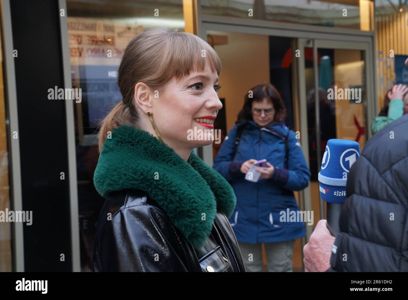Schauspielerin Leonie Benesch, die vor der Premiere ihres fim „das ...
