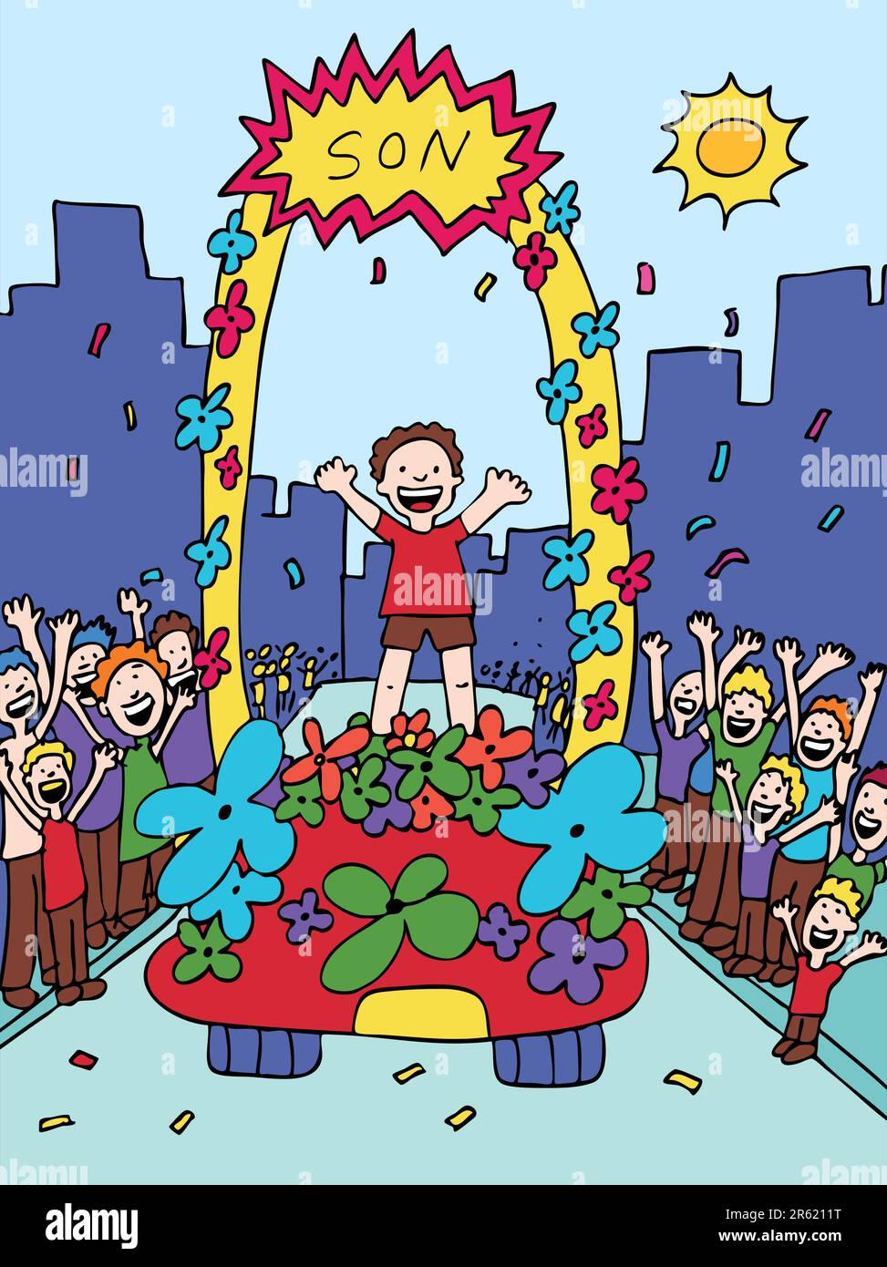 Parade picture Stock-Vektorgrafiken kaufen - Alamy