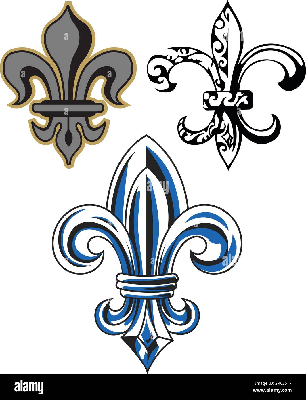 Lis logo design Stock-Vektorgrafiken kaufen - Alamy