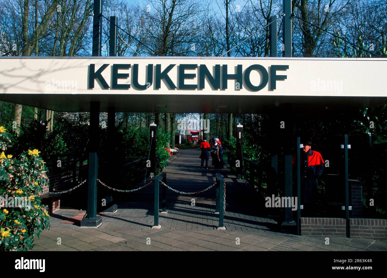 Eintritt, Gartenanlage Keukenhof, Lisse, Niederlande, Keukenhof ...