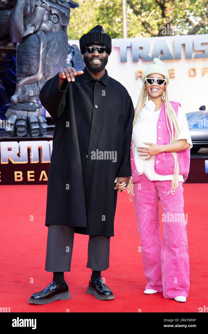 Tobe Nwigwe poses for photographers upon arrival at the premiere of the ...