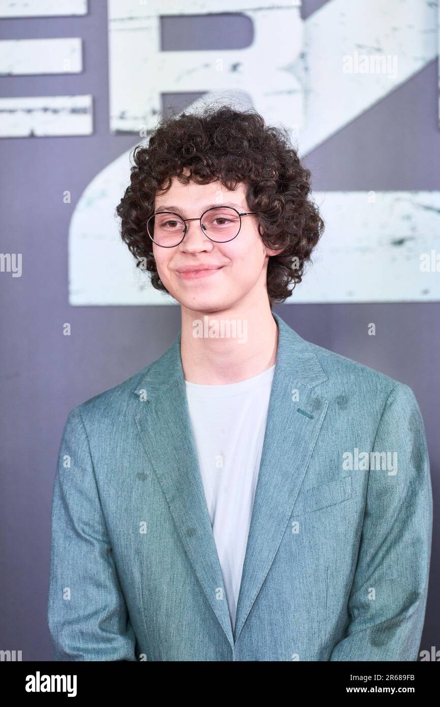 Madrid. Spanien. 20230607, Andro Japaridze nimmt an der Premiere „Tyler Rake 2" bei den Callao ...