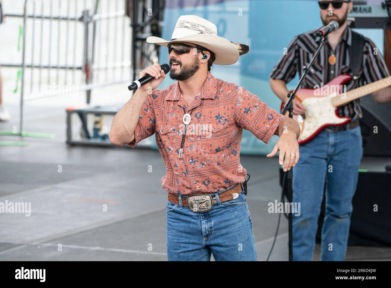 Ian Munsick performs during the 2023 CMA Fest on Thursday, June 8, 2023 ...