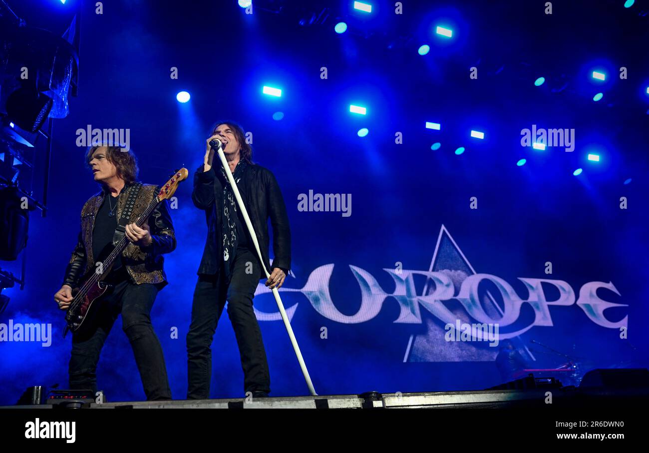 Joey Tempest und John Norum aus Europa treten am 8. Juni 2023 live auf ...