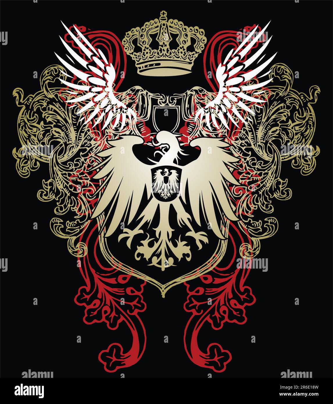 Adler emblem Stock-Vektorgrafiken kaufen - Alamy
