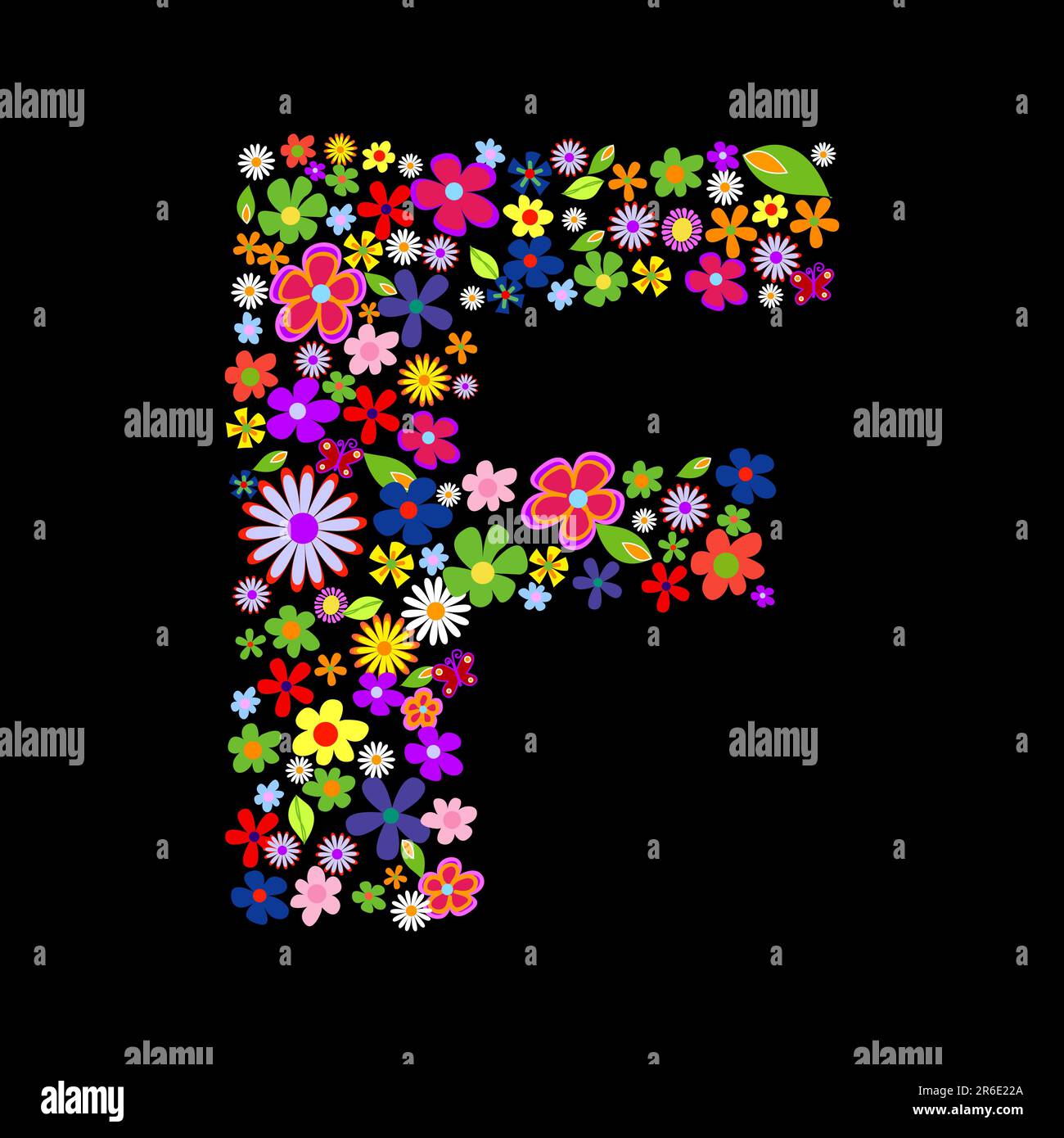 Lilie f Stock-Vektorgrafiken kaufen - Alamy