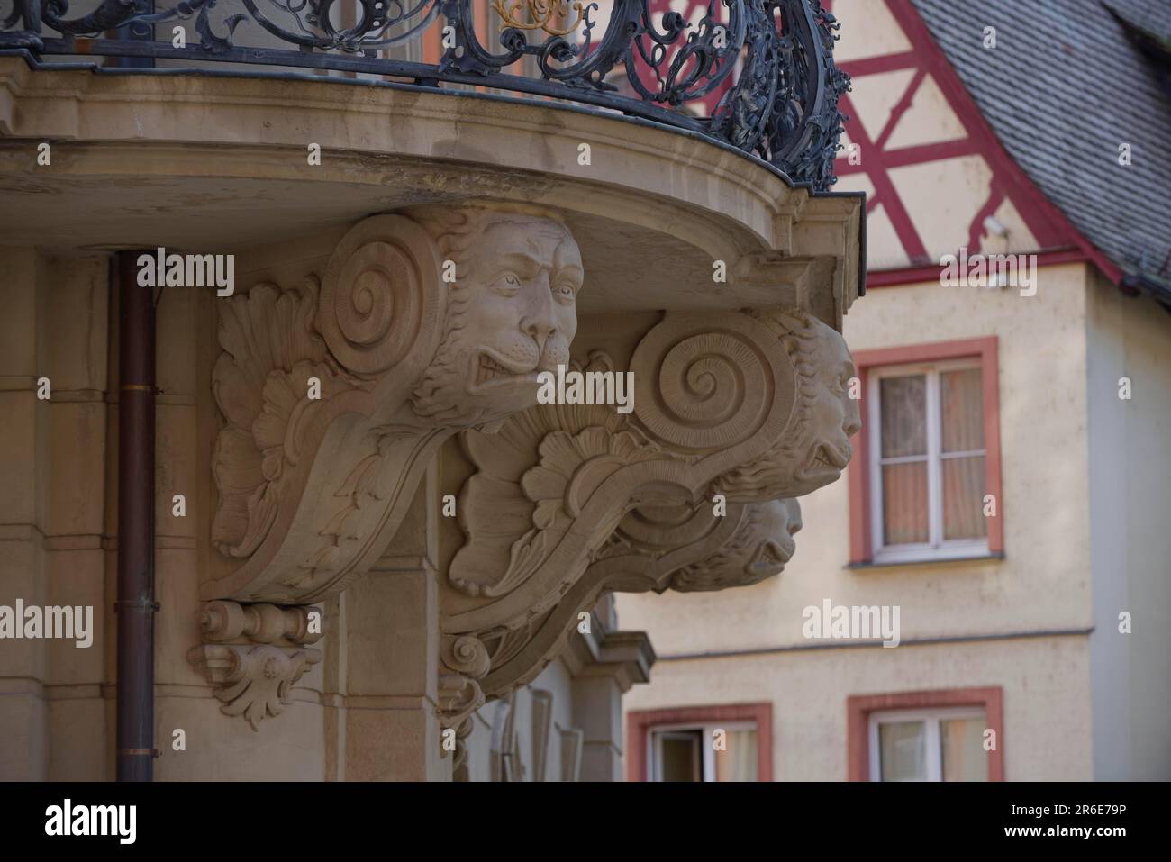 Ellwangen an der Jagst, historische Altstadt von Ellwangen, Jagstal ...