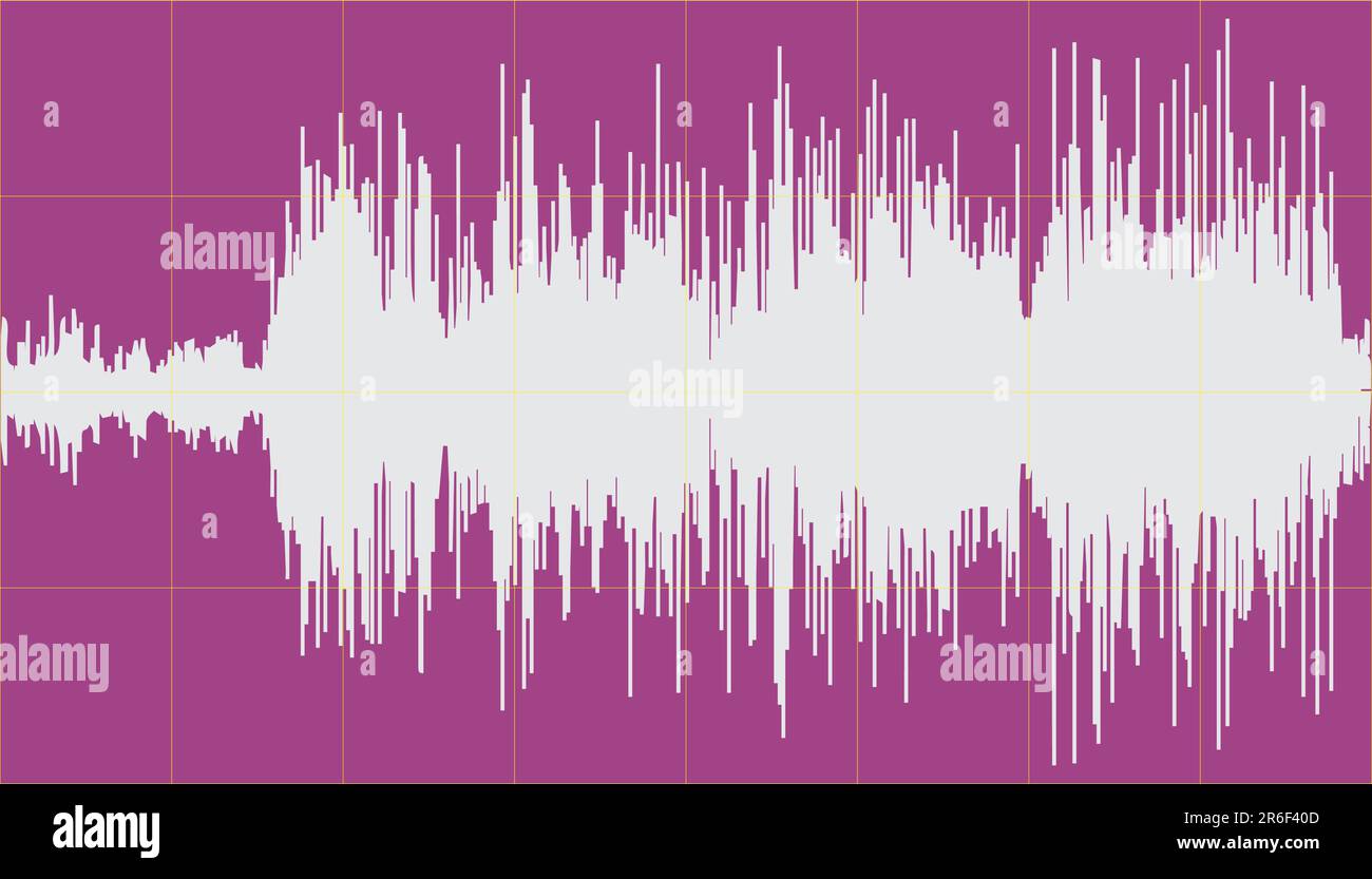 Sound waves illustration Stock-Vektorgrafiken kaufen - Alamy