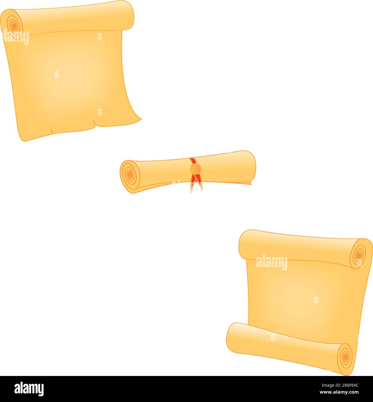 Alte schriftrollen Stock-Vektorgrafiken kaufen - Alamy