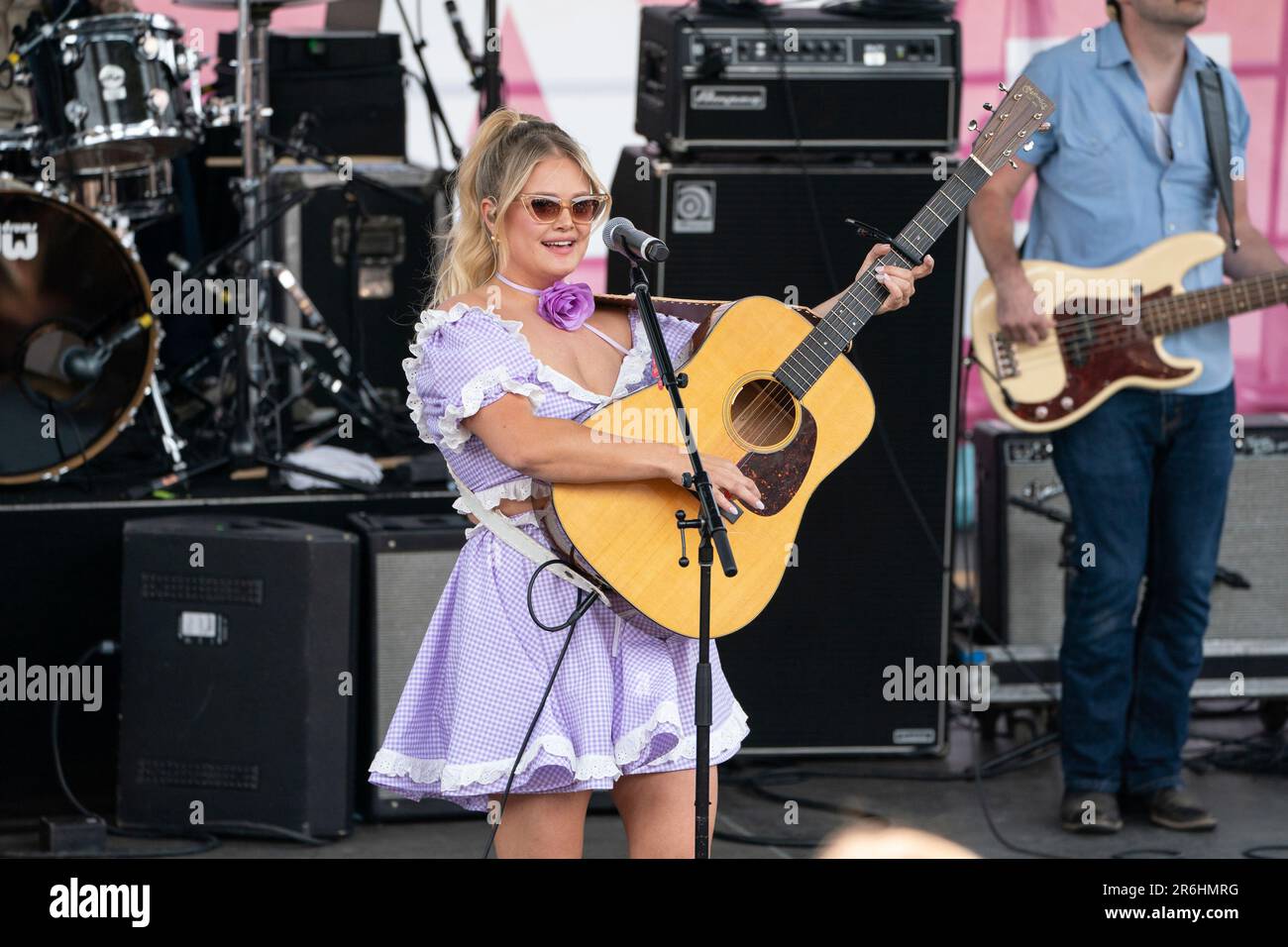 Hailey Whitters performs during the 2023 CMA Fest on Friday, June 9 ...