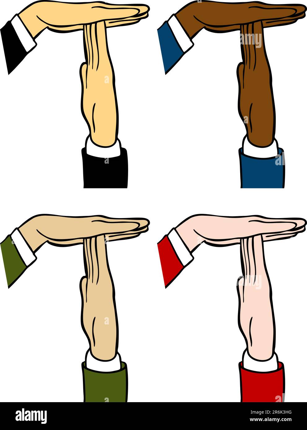 Timeout cartoon Ausgeschnittene Stockfotos und -bilder - Alamy