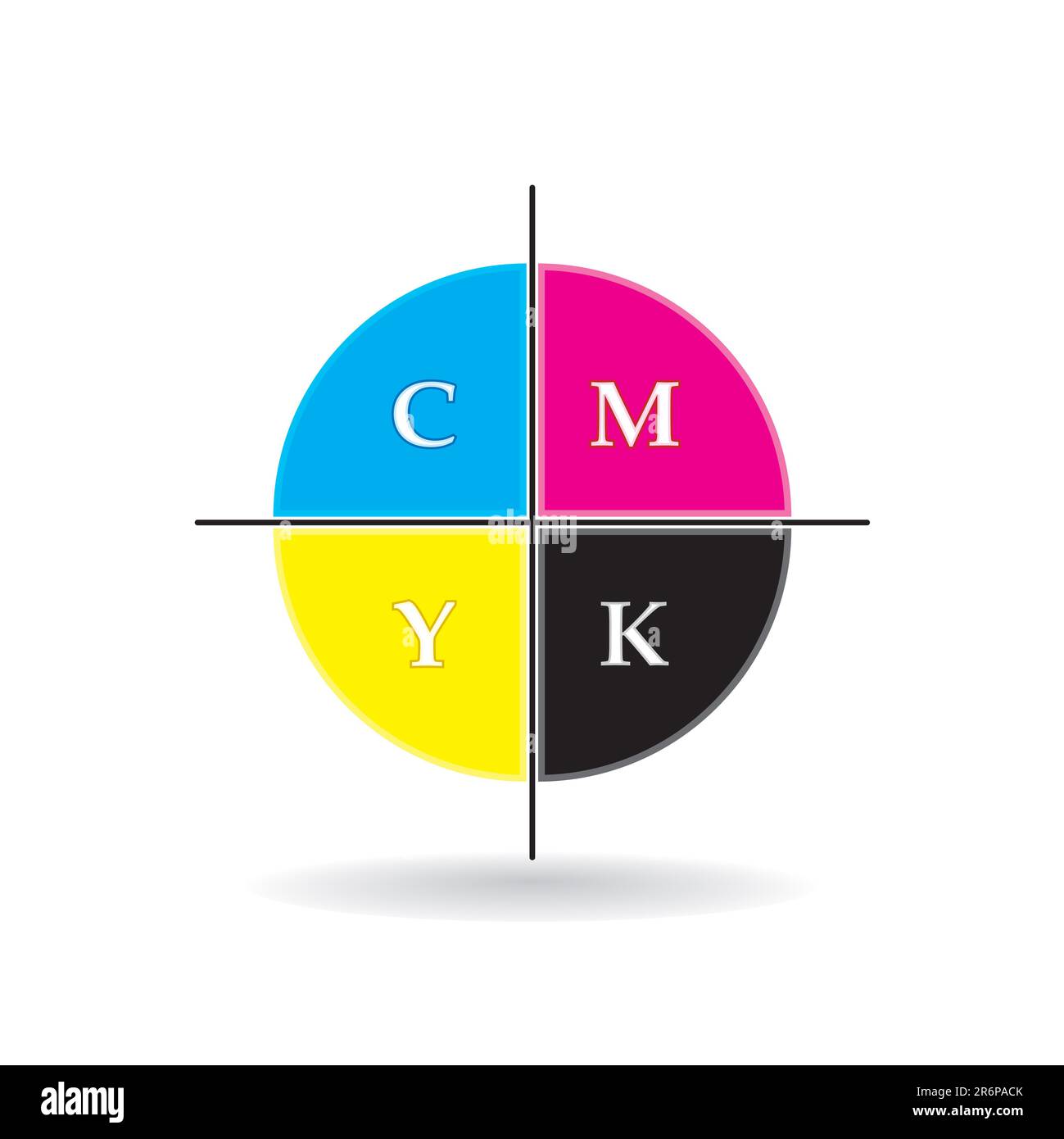 Cmyk paint Stock-Vektorgrafiken kaufen - Alamy