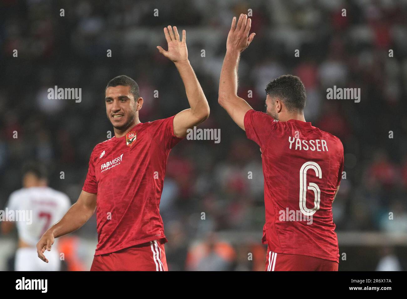 Al Ahly's Rami Rabia, left, and Al Ahly's Yasser Ibrahim celebrate ...