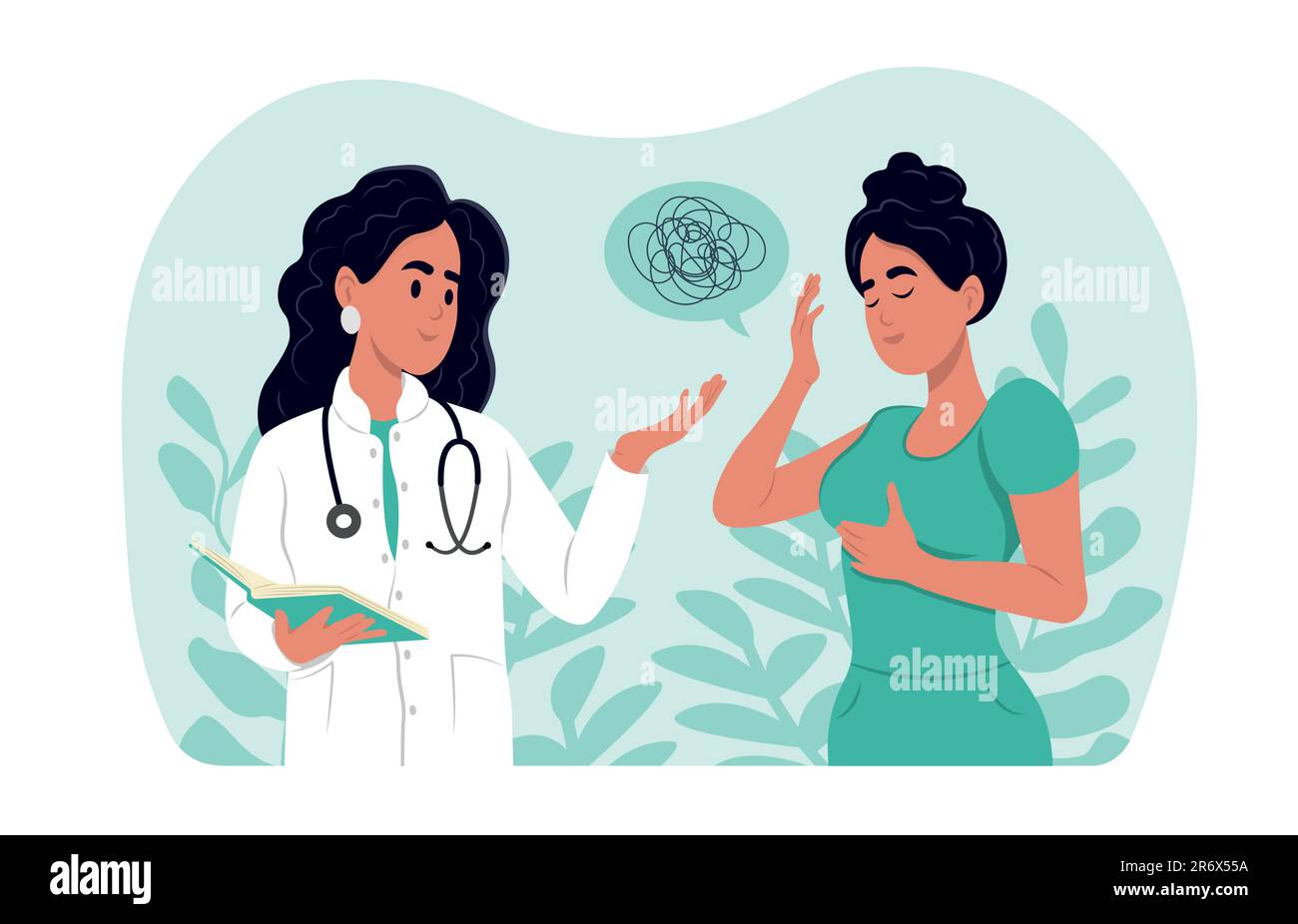 Frau apathisch Stock-Vektorgrafiken kaufen - Alamy