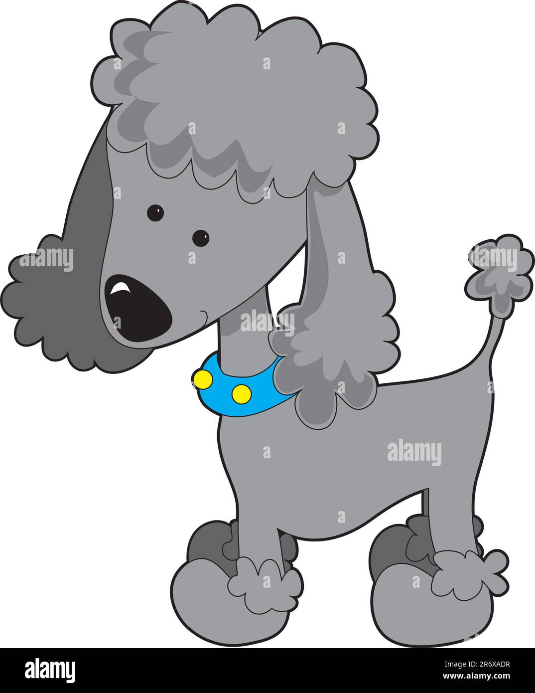 Cartoon pudel -Fotos und -Bildmaterial in hoher Auflösung – Alamy