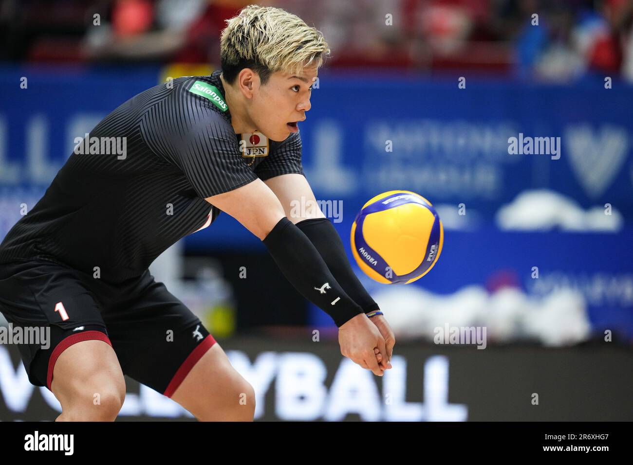 Nippongaishi Hall, Aichi, Japan. 9. Juni 2023. Yuji Nishida (JPN), 9. JUNI 2023 - Volleyball ...