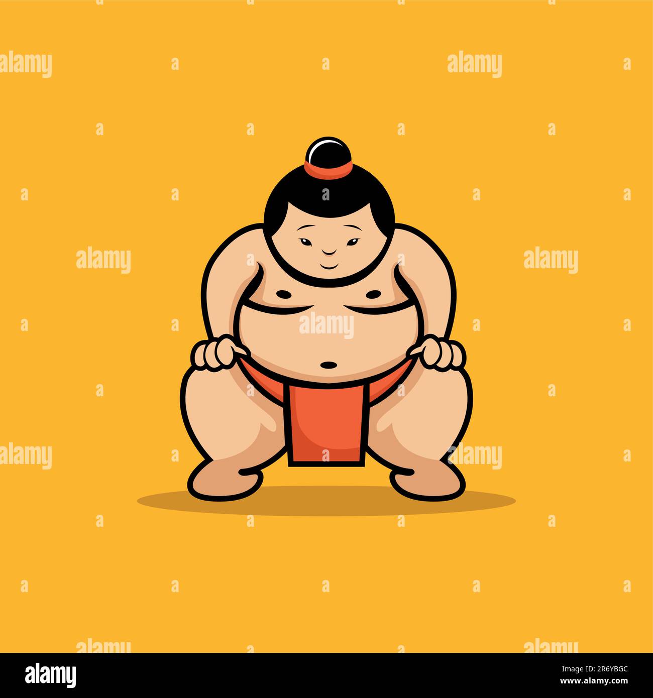 Sumo symbol vektor vektoren Stock-Vektorgrafiken kaufen - Alamy