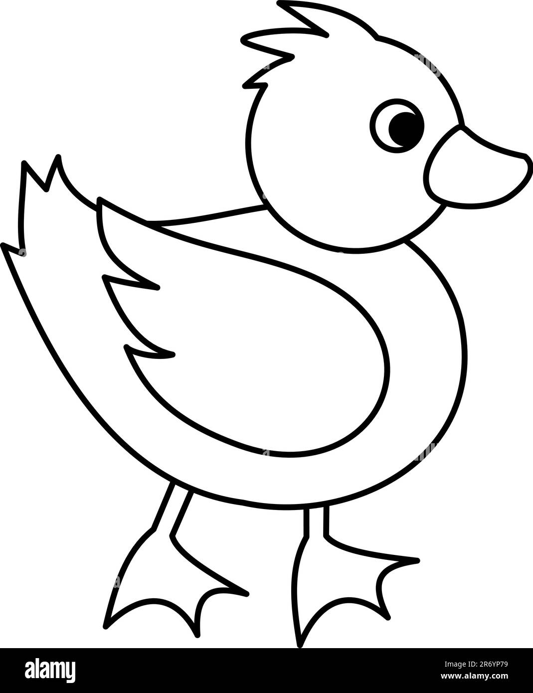 Ente cartoon schwarz weiss -Fotos und -Bildmaterial in hoher Auflösung ...