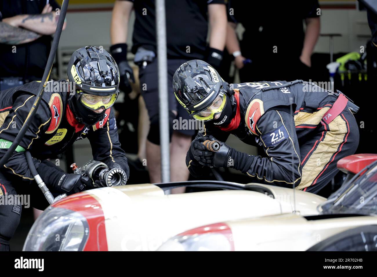 Mechaniker, Mecanicien während der 24 Stunden von Le Mans 2023 auf dem ...